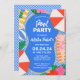 Modern Tropical 16th Birthday Pool Party Invitation | Zazzle