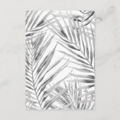 Modern Tropical Wedding Schedule of Events Card | Zazzle