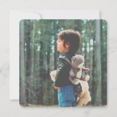 Modern TWO 2nd Birthday Party Boy Girl Photo Card | Zazzle