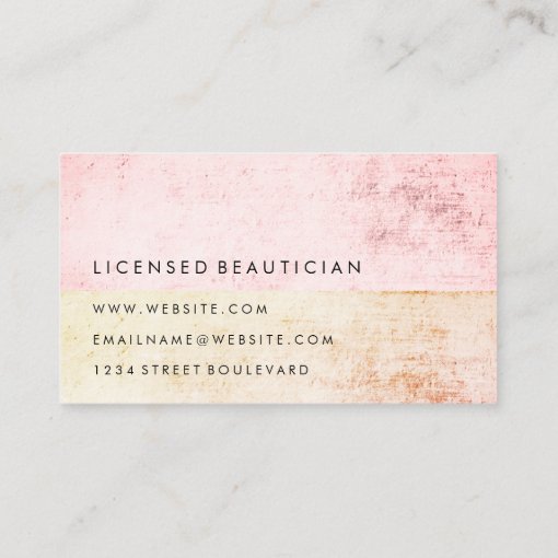 Modern Two Tone Colorful Grunge Business Card | Zazzle