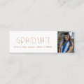 Modern Typography Graduate Name Card | Zazzle