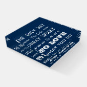 Modern Typography Inspirational Quote Paperweight | Zazzle