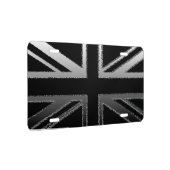 Modern Union Jack Flag License Plate | Zazzle