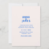 Modern unique bold funky Save the Date Wedding Invitation | Zazzle