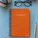 Modern Unique Orange Business Personal Weekly Planner | Zazzle