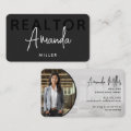 Modern Unique Realtor Broker Real Estate Agent Business Card | Zazzle
