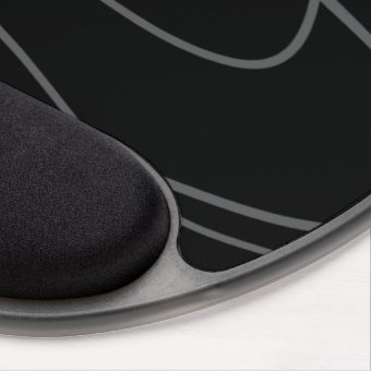 Modern, urban, abstract pattern. Curvy, wavy lines Gel Mouse Pad | Zazzle