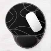 Modern, urban, abstract pattern. Curvy, wavy lines Gel Mouse Pad | Zazzle
