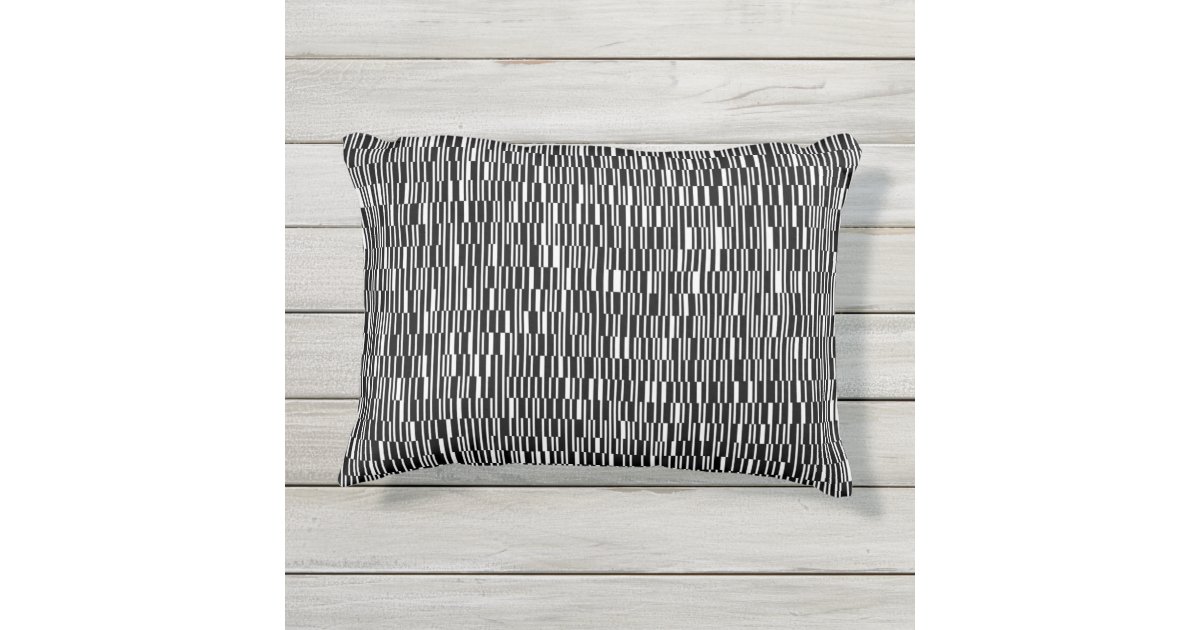 Modern, urban, contemporary geometric pattern art outdoor pillow | Zazzle