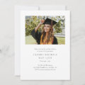 Modern Vertical Photo Graduation Announcement | Zazzle