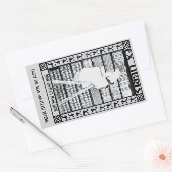 Modern Vintage Bookplate v3 PERSONALIZED | Zazzle