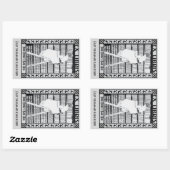 Modern Vintage Bookplate v3 PERSONALIZED | Zazzle
