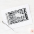 Modern Vintage Bookplate v3 PERSONALIZED | Zazzle