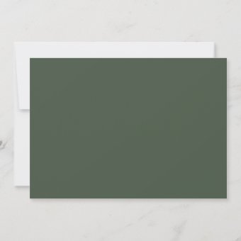 Modern Vintage | Forest Green Moss Birthday Dinner Invitation | Zazzle