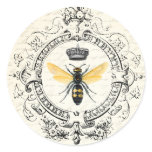 MODERN VINTAGE french queen bee Fabric | Zazzle