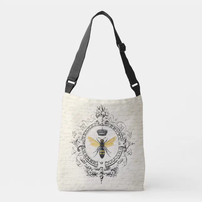 MODERN VINTAGE french queen bee Crossbody Bag | Zazzle