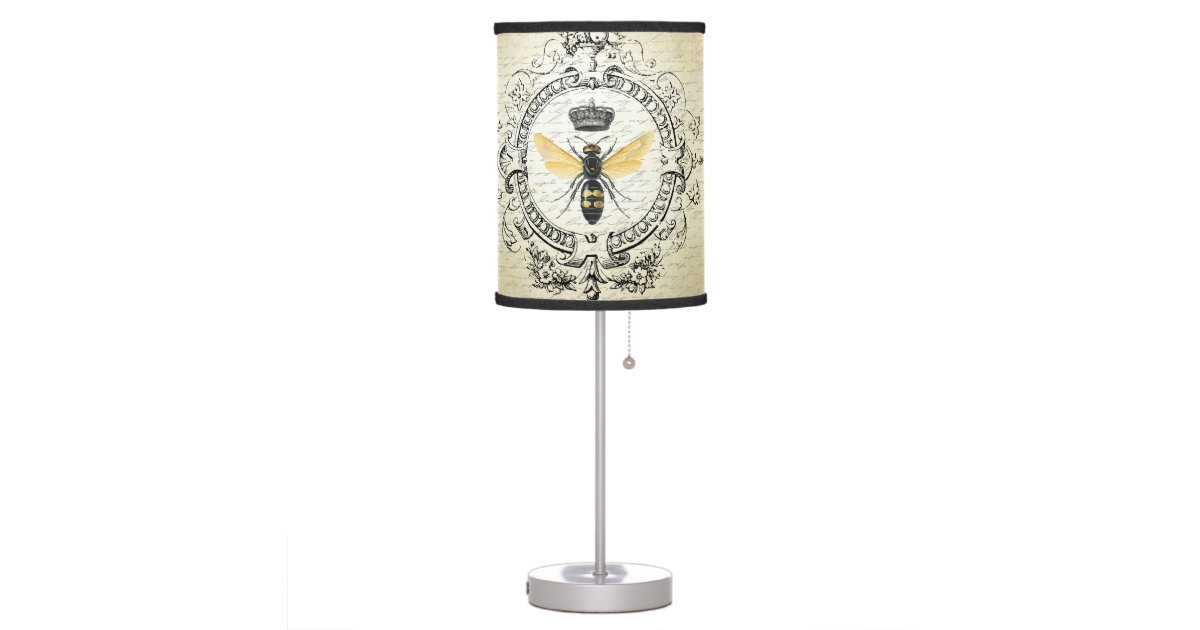 modern vintage french queen bee table lamp | Zazzle