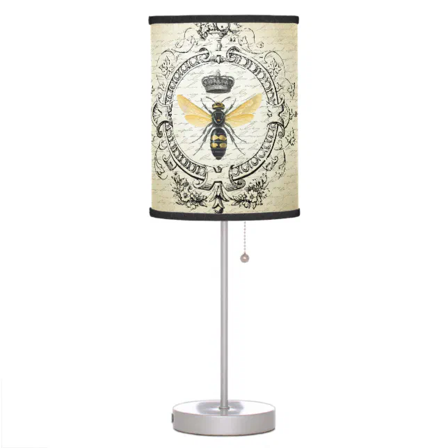 modern vintage french queen bee table lamp | Zazzle