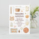 Modern Watercolor Baking Party Bridal Shower Invitation | Zazzle