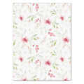 Modern watercolor expressive floral tissue paper | Zazzle