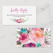 Modern Watercolor Floral RSVP Insert Card | Zazzle