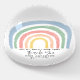 Modern watercolor rainbow teacher thank you gift paperweight | Zazzle