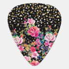 modern white rose guitar pick | Zazzle.com