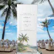Modern Watercolor Tropical Beach Wedding Welcome Retractable Banner ...