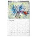 Modern Watercolor Woodland Forest Animals Nature Calendar | Zazzle