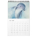 Modern Watercolor Woodland Forest Animals Nature Calendar | Zazzle