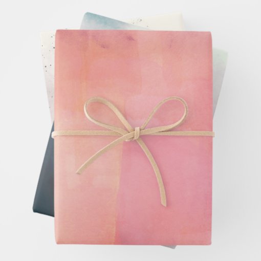 Modern Watercolor Wrapping Paper Sheets | Zazzle