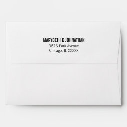 Modern We Do Script Wedding Envelope | Zazzle
