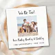 Modern We Do Too Dog Photo Pet Wedding Napkins | Zazzle
