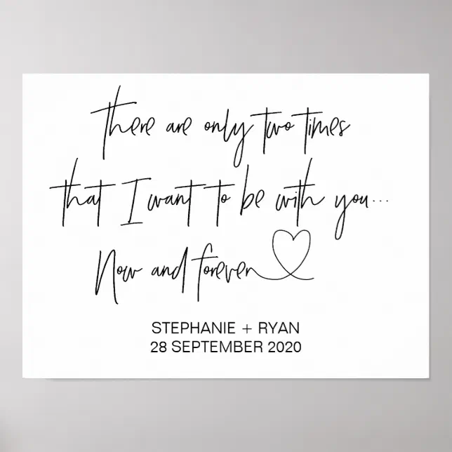 Modern Wedding Reception Welcome Sign | Zazzle