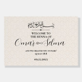 Modern Welcome Muslim Party Sign Board | Zazzle
