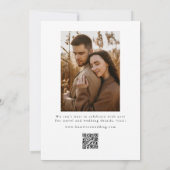 Modern We're Engaged 2 Photo QR Code Engagement Announcement | Zazzle