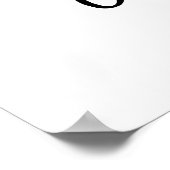 Modern We're So Glad You're Here Wedding Poster | Zazzle