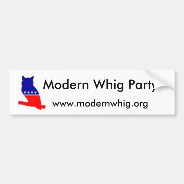Modern Whig Party Bumper Sticker | Zazzle