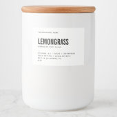 Modern white black body scrub product label | Zazzle