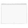 Modern white black bold typography month 2024 calendar | Zazzle