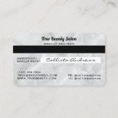 Modern White Marble Stone Credit Card | Zazzle