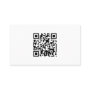 Modern White QR Code Business Card | Zazzle