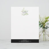 Modern Wildflower Botanical Business Letterhead | Zazzle