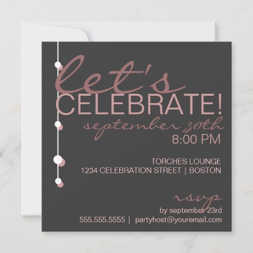 Modern Woman Birthday Party Invitation | Zazzle