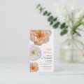 Modern Womens Garden Roses Personalized Profile Business Card | Zazzle