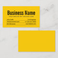 Modern Yellow Civil Engineer Business Card | Zazzle