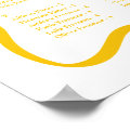 Modern Yellow Wavy Alphabetical Seating Chart | Zazzle