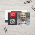 Modern YouTuber | YouTube Channel Business Card | Zazzle