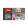 Modern YouTuber | YouTube Channel Business Card | Zazzle