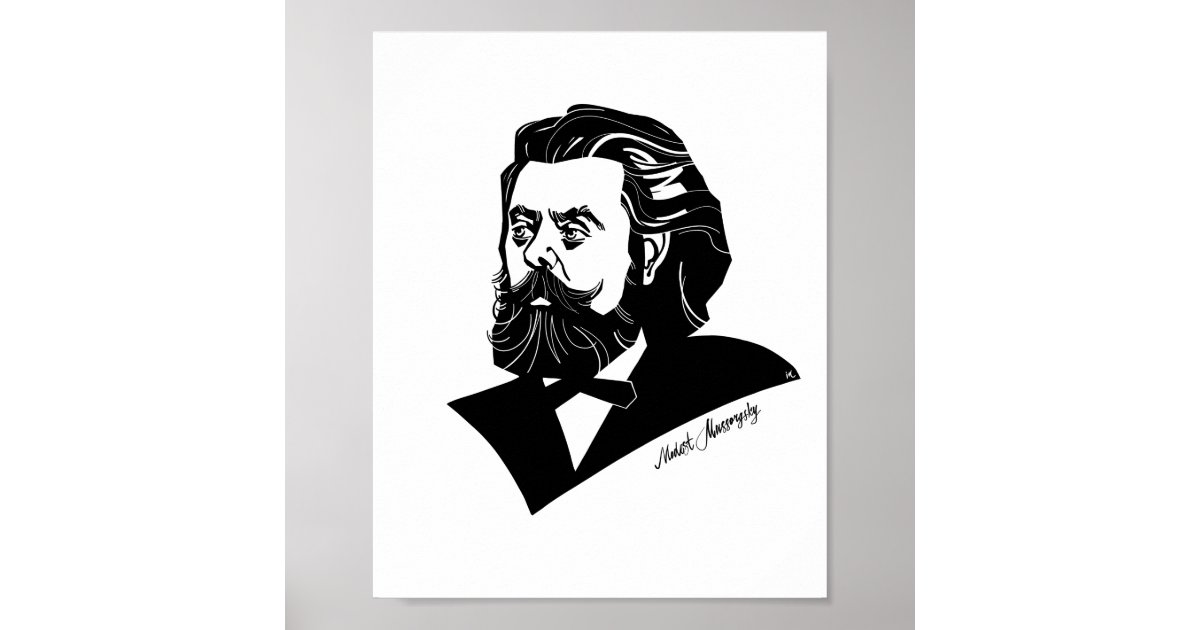 Modest Mussorgsky Poster | Zazzle